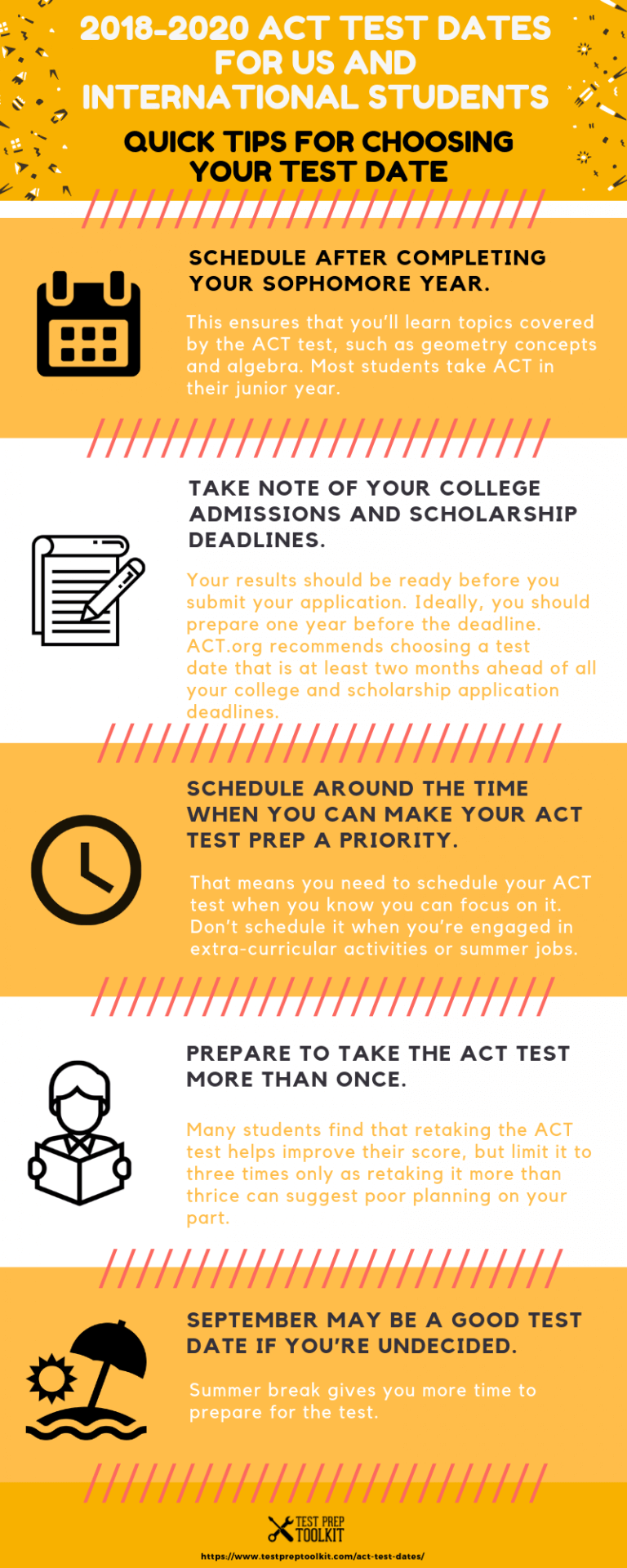 ACT Test Date Registration | Test Prep Toolkit