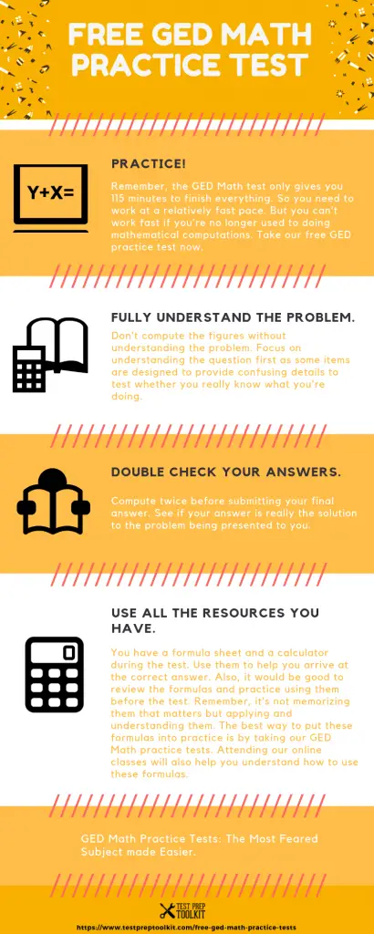 Free GED Math Practice Test (1,000+ Questions) | Test Prep Toolkit
