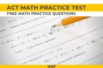 ACT Math Practice Test - Free Math Practice Questions | Test Prep Toolkit